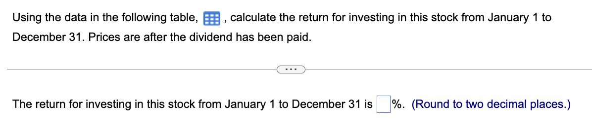 Solved Using the data in the following table, , calculate | Chegg.com