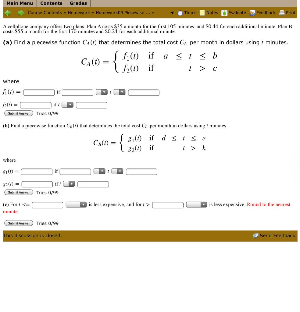 Solved Main Menu Contents Grades Course Contents >> Homework | Chegg.com