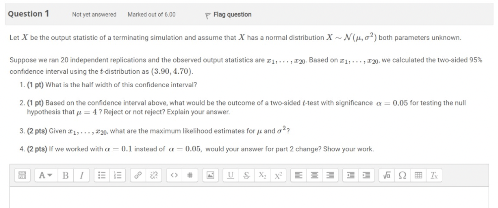 Solved Question 1 Not yet answered Marked out of 6.00 P Flag | Chegg.com