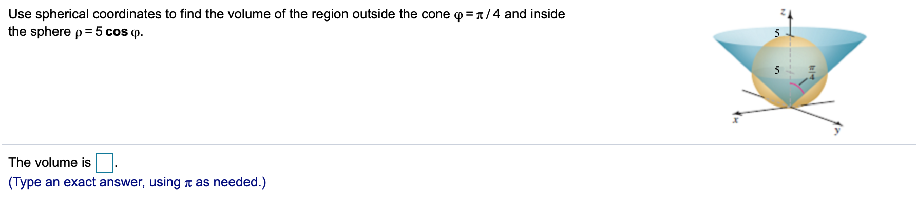 Solved For o srs 1, the solid bounded by the cone z = 7 – 7r | Chegg.com
