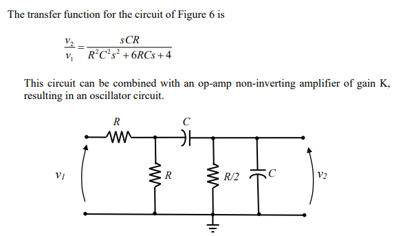 Solved Derive the oscillating frequency and conditions of | Chegg.com