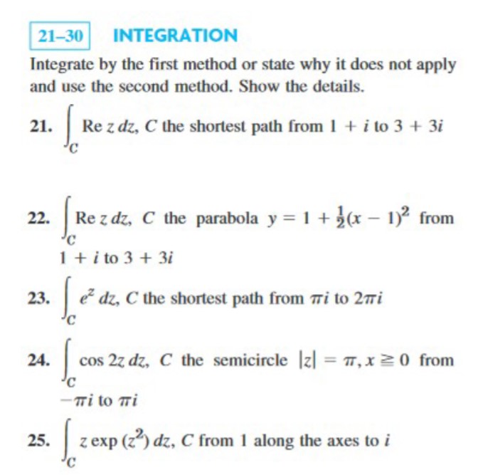 Solved Integrate by the first method or state why it does | Chegg.com