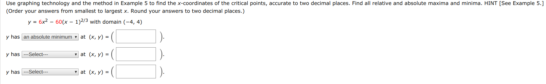 Solved Use graphing technology and the method in Example 5 | Chegg.com