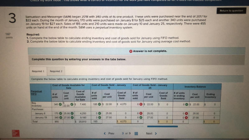 Solved Return to question 3 s Samuelson and Messenger (S&M) | Chegg.com