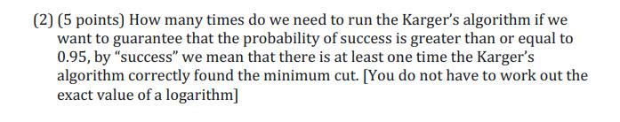 Solved 4. (10 points) Monte-Carlo Randomized Algorithm | Chegg.com