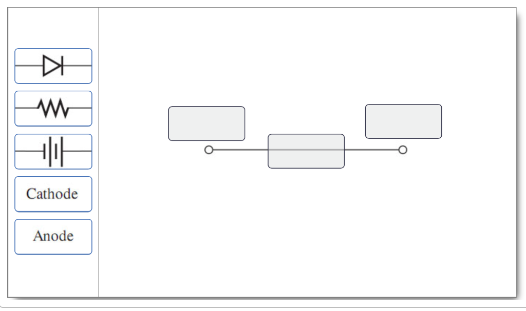 Solved Draw the circuit symbol for a diode, labeling the | Chegg.com