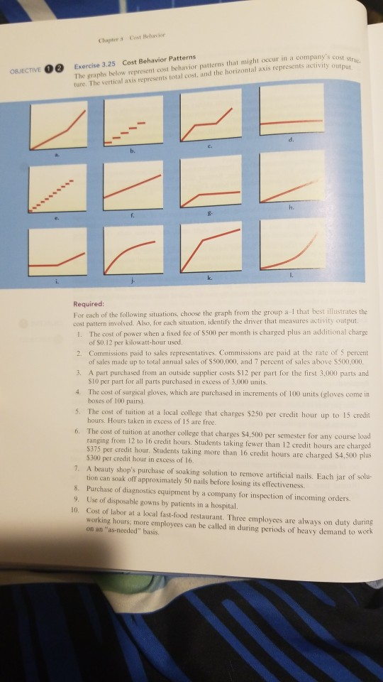 Solved company's cost Strip OBJECTIVE OⓇ Exercise 3.25 Cost | Chegg.com