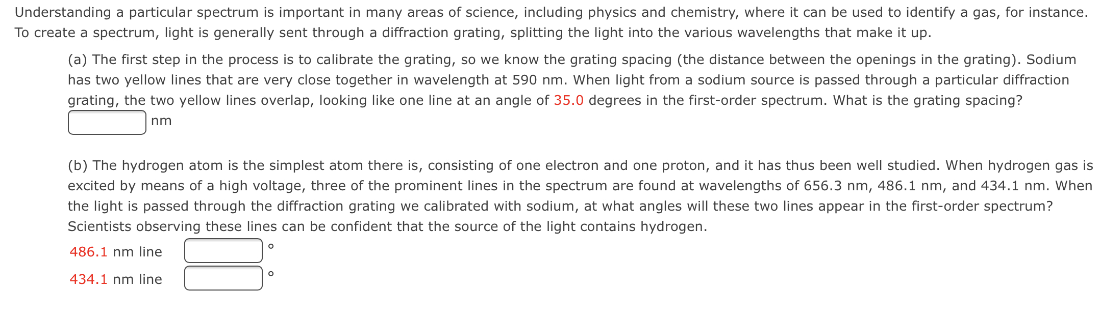 Solved Jnderstanding a particular spectrum is important in | Chegg.com