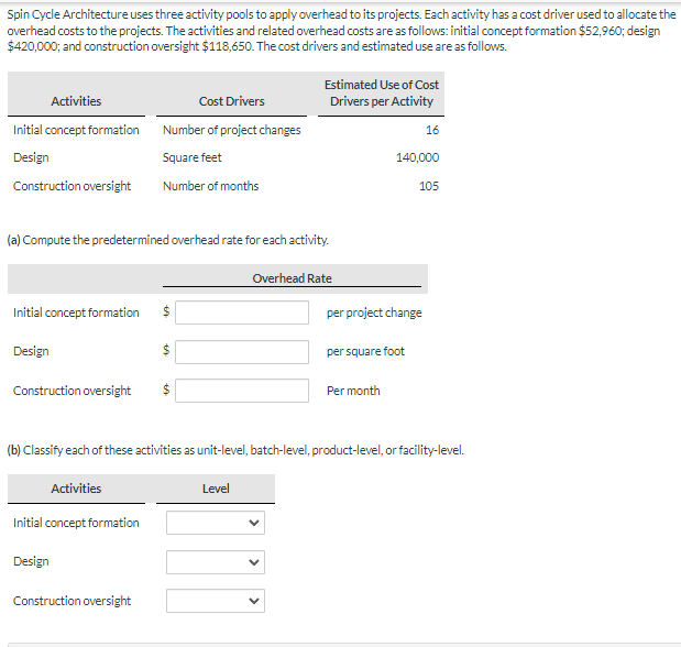 Solved Spin Cycle Architecture uses three activity pools to | Chegg.com