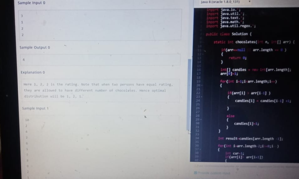 Solved Chocolate Distribution Problem There are N persons | Chegg.com