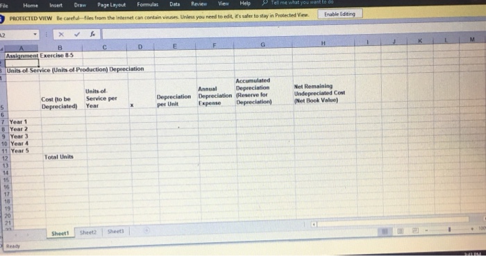 Solved Study the "Units-of-Service" portion of the chapter | Chegg.com