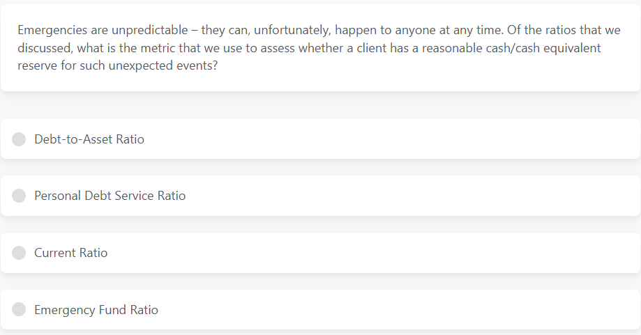 Solved Emergencies are unpredictable - ﻿they can, | Chegg.com