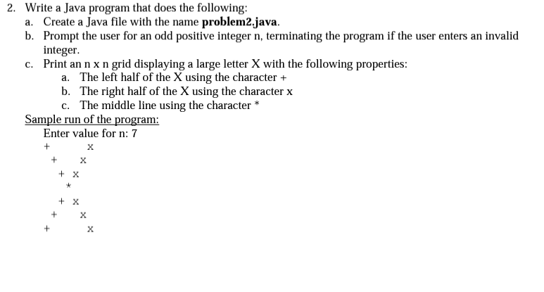 Solved 2 Write A Java Program That Does The Following A 