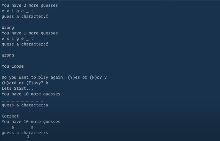 Solved Using Python, please design a Hangman game program. | Chegg.com