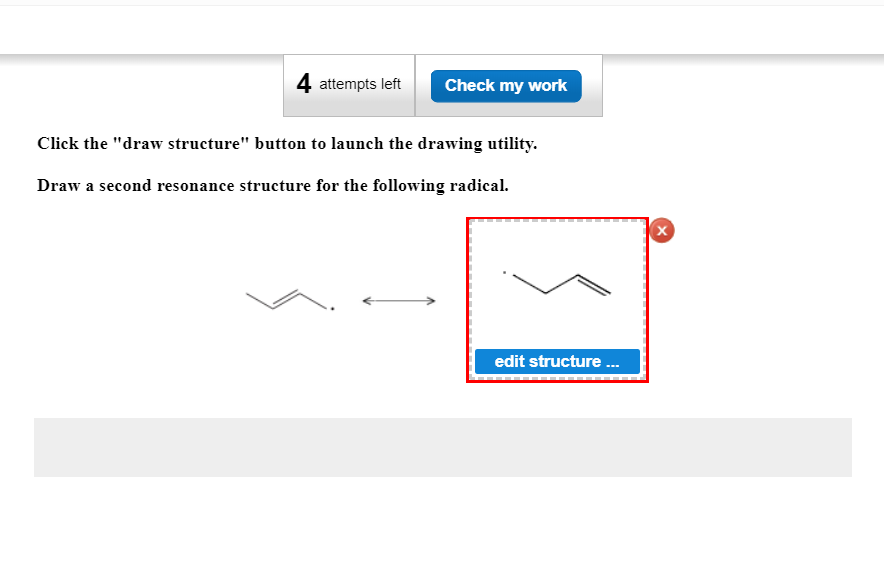 Solved 4 attempts left Check my work Click the "draw | Chegg.com