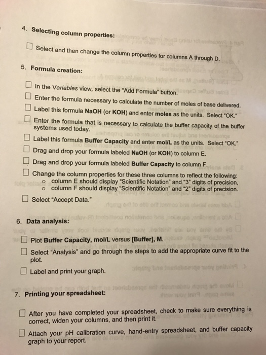 Solved Lab 5 Determination of Buffer Capacity Pre-lab | Chegg.com