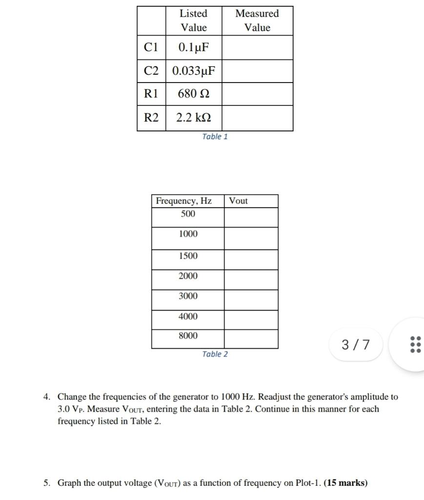 Solved Lab 4: Passive Filters Objectives: After performing | Chegg.com