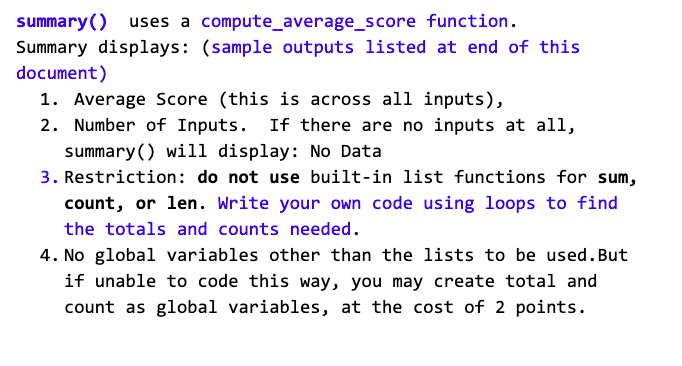 Solved How do I modify my code to reflect the test results | Chegg.com