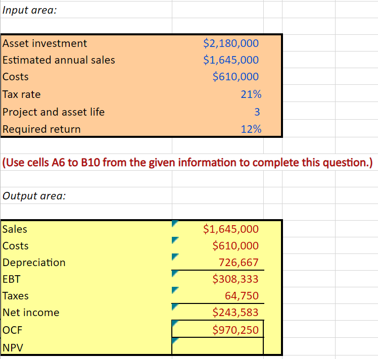 Solved Input area: \begin{tabular}{|lr|} \hline Asset | Chegg.com