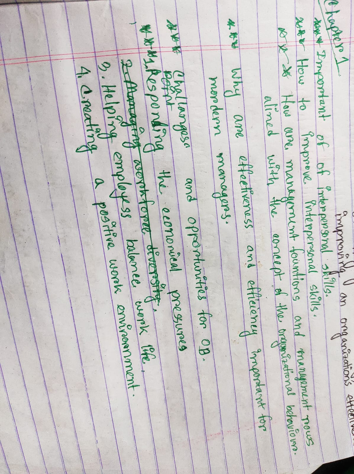 Solved 1 hapter 1 improving an onganizations Important of of | Chegg.com