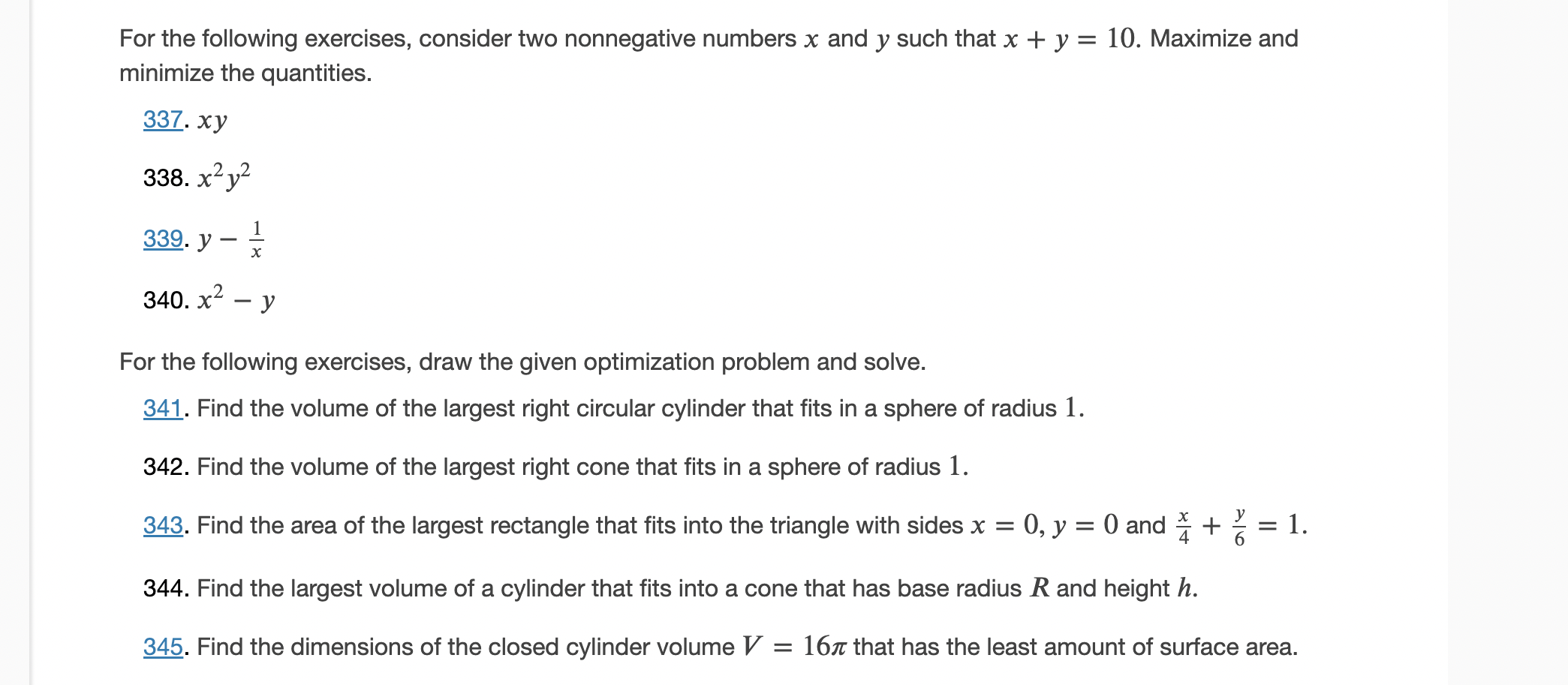 Solved For the following exercises, consider two nonnegative | Chegg.com