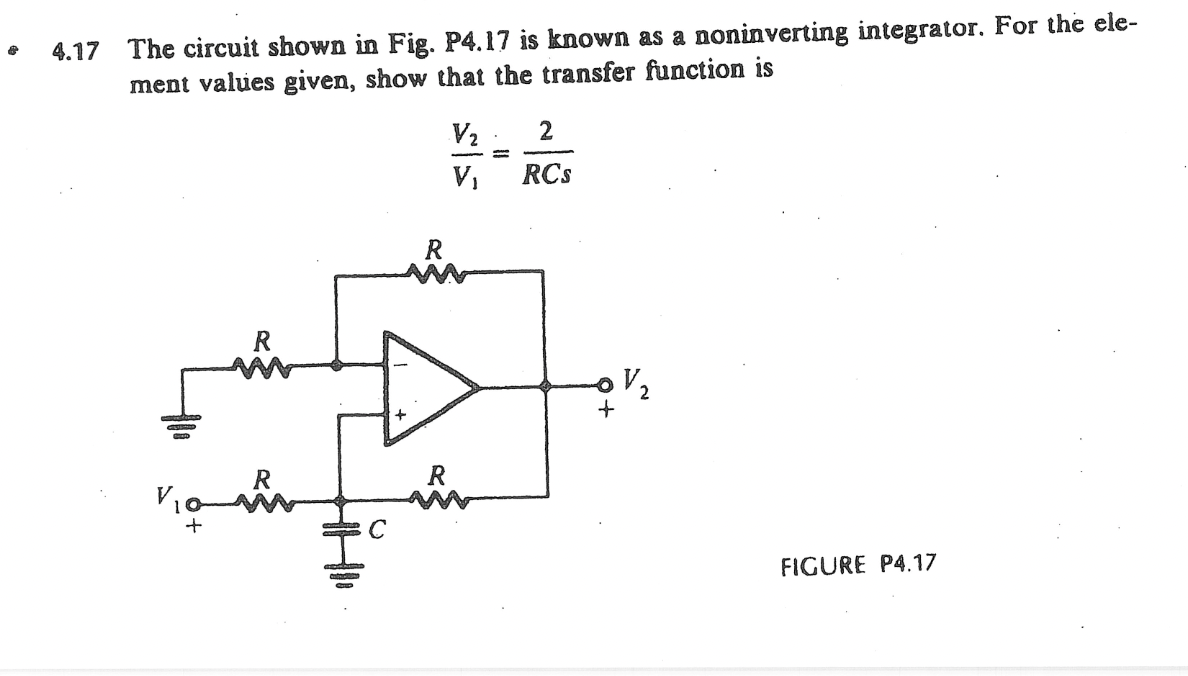 Solved 4.17 The circuit shown in Fig. P4.17 is known as a | Chegg.com