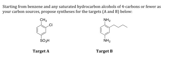 Solved Starting from benzene and any saturated hydrocarbon | Chegg.com