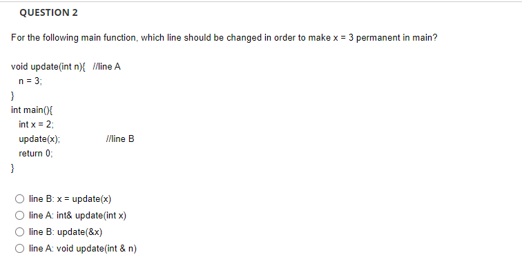Solved Write the output that produced at the specified lines | Chegg.com