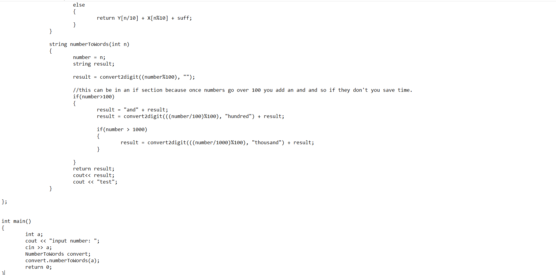 Solved We need to create a program that takes in an integer | Chegg.com