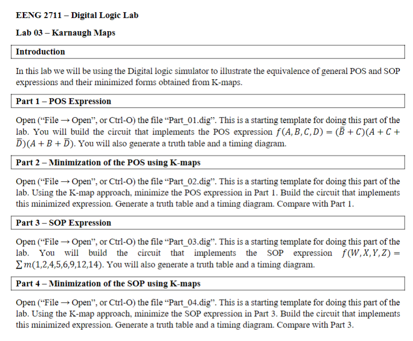 Solved In this lab we will be using the Digital logic | Chegg.com
