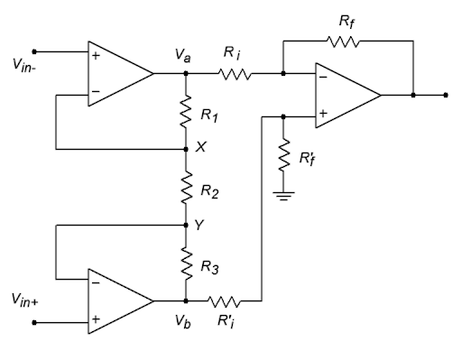 Solved Design an Instrumentation amplifier, using the 741 | Chegg.com