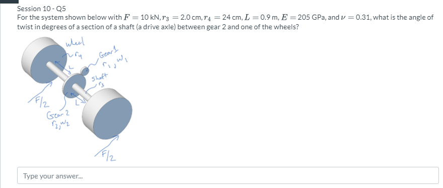 Solved Session 10 - Q5For the system shown below with | Chegg.com
