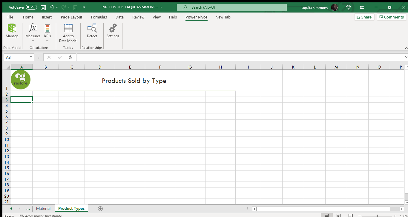 Go To The Product Types Worksheet Lucia Wants Chegg