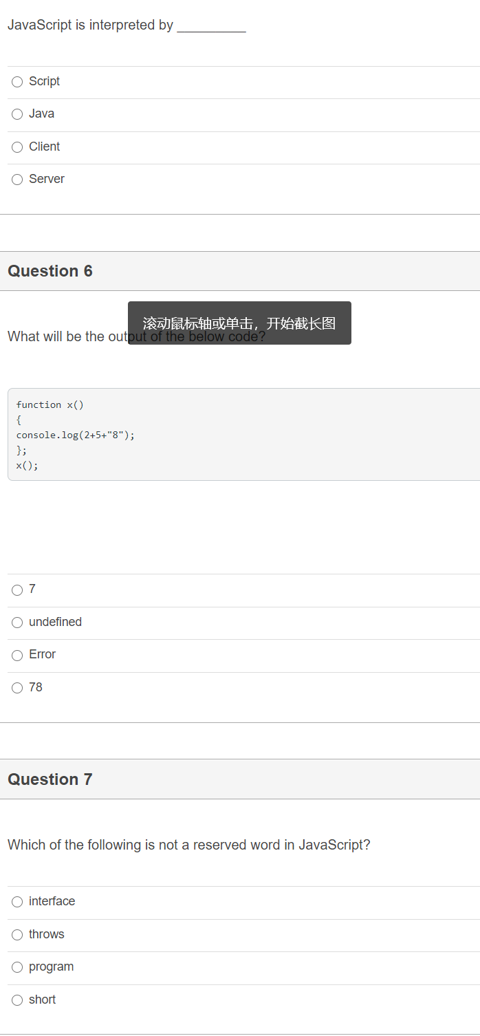 Solved JavaScript is interpreted by Script Java Client | Chegg.com