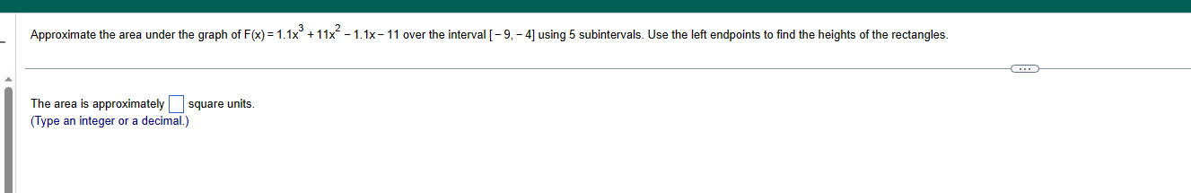 Solved Approximate the area under the graph of | Chegg.com