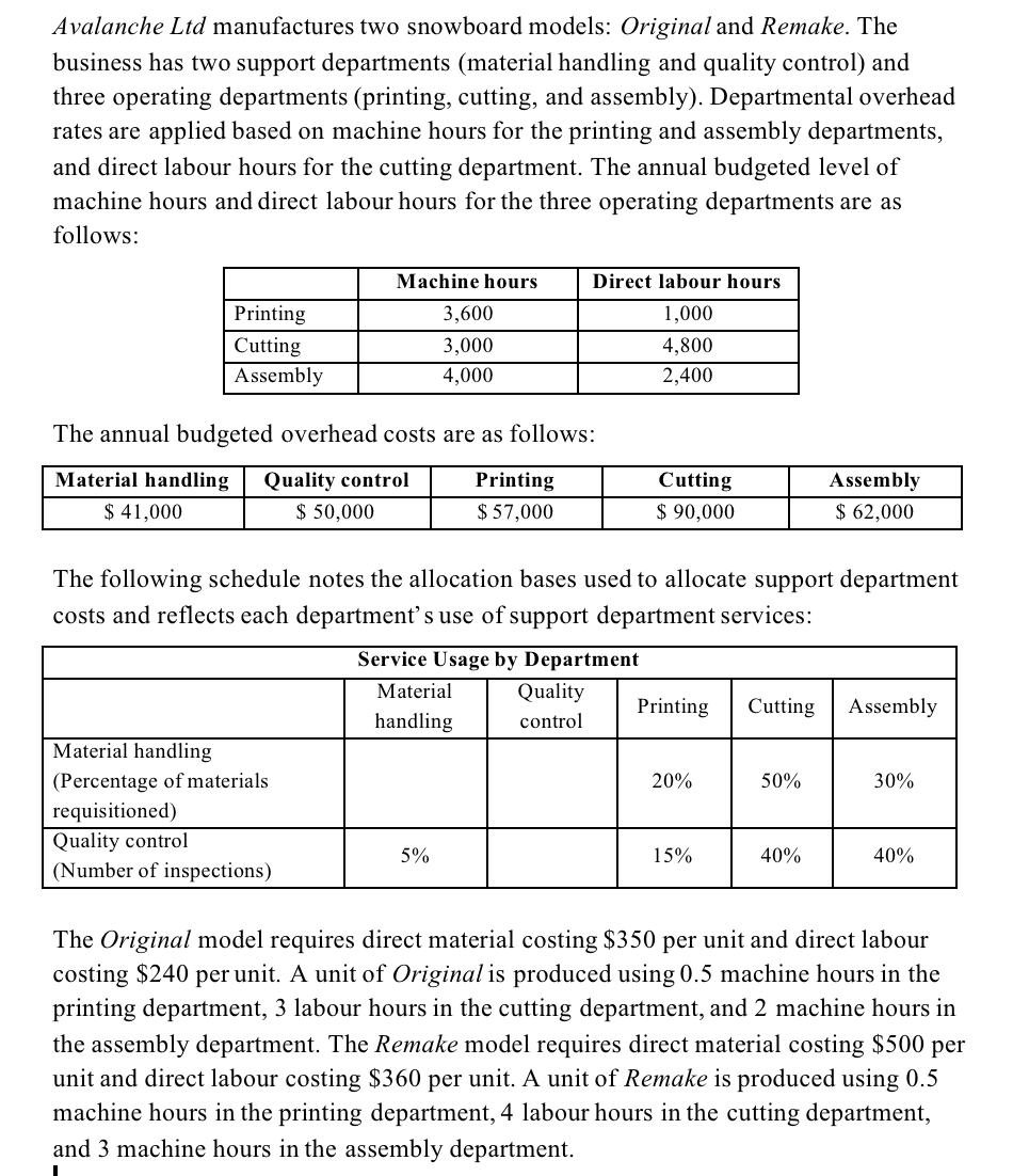 Solved Required: Use the reciprocal services method to | Chegg.com