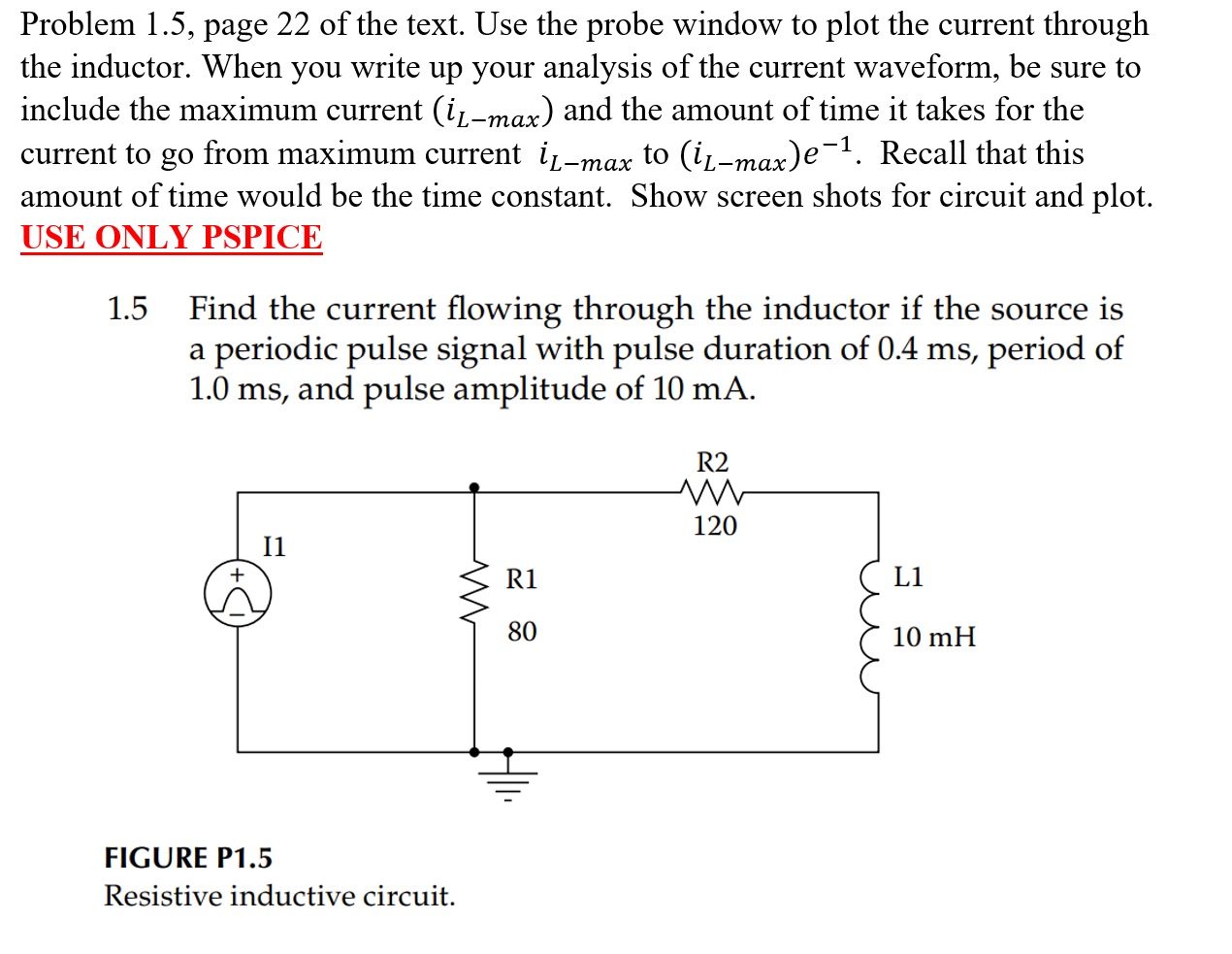 Solved Problem 1.5, page 22 of the text. Use the probe | Chegg.com
