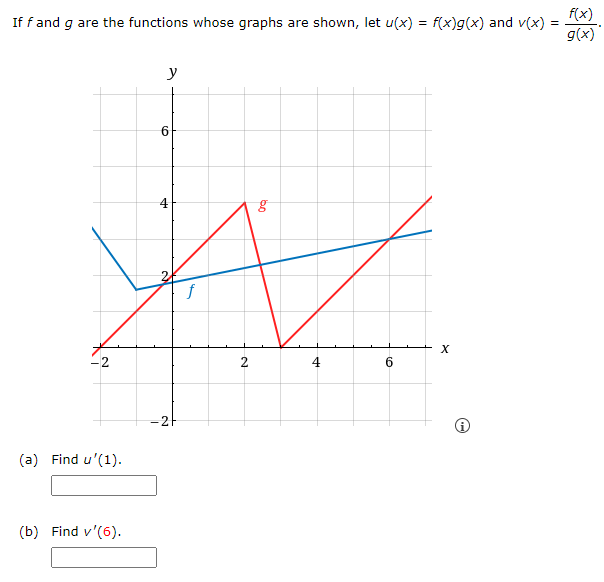 Solved If f and g are the functions whose graphs are shown, | Chegg.com