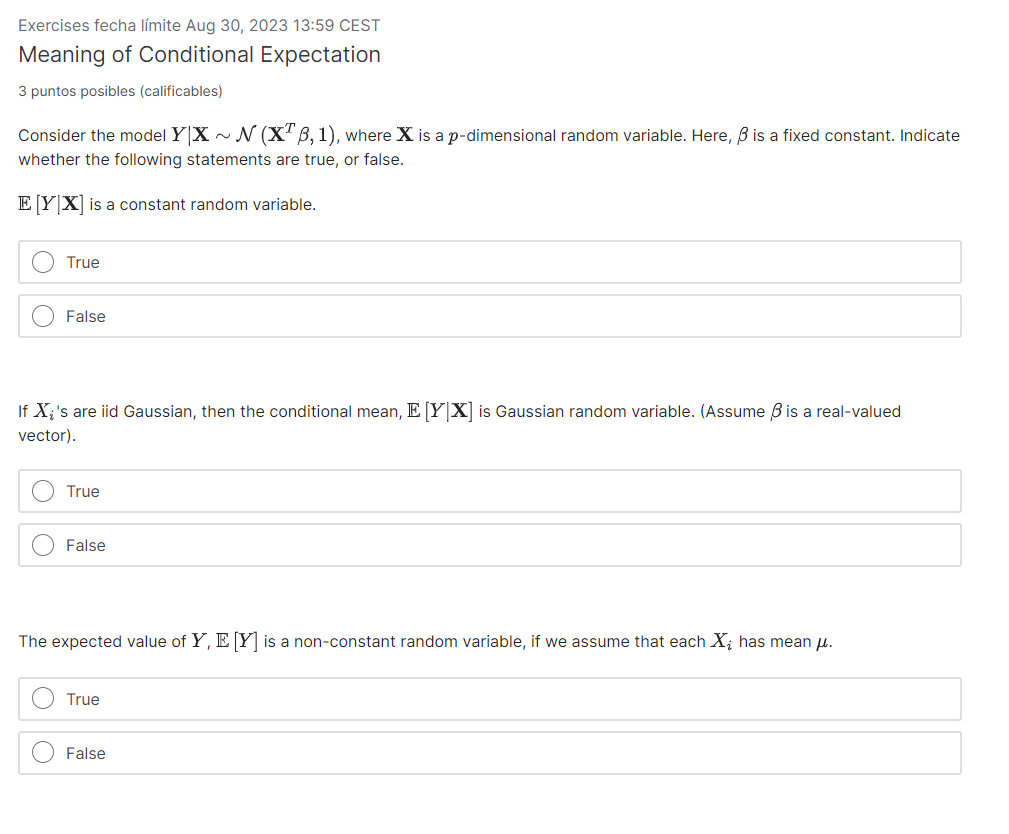 Solved Exercises fecha límite Aug 30, 2023 13:59 CEST | Chegg.com