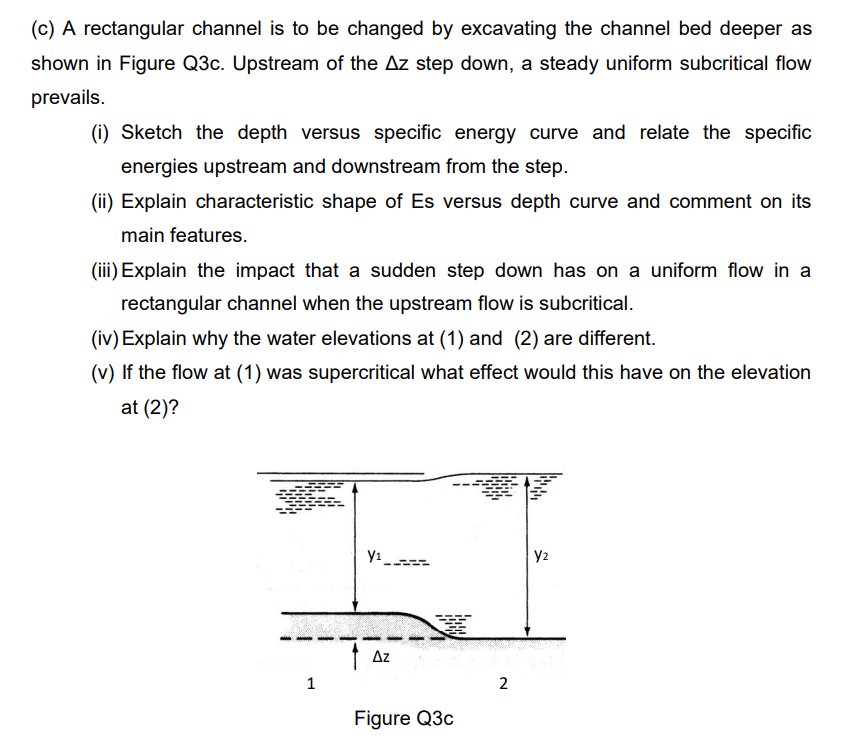 Solved A rectangular channel is to be changed by excavating | Chegg.com