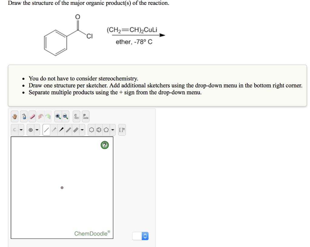 Solved Reaction of Acid chlorides and esters with | Chegg.com