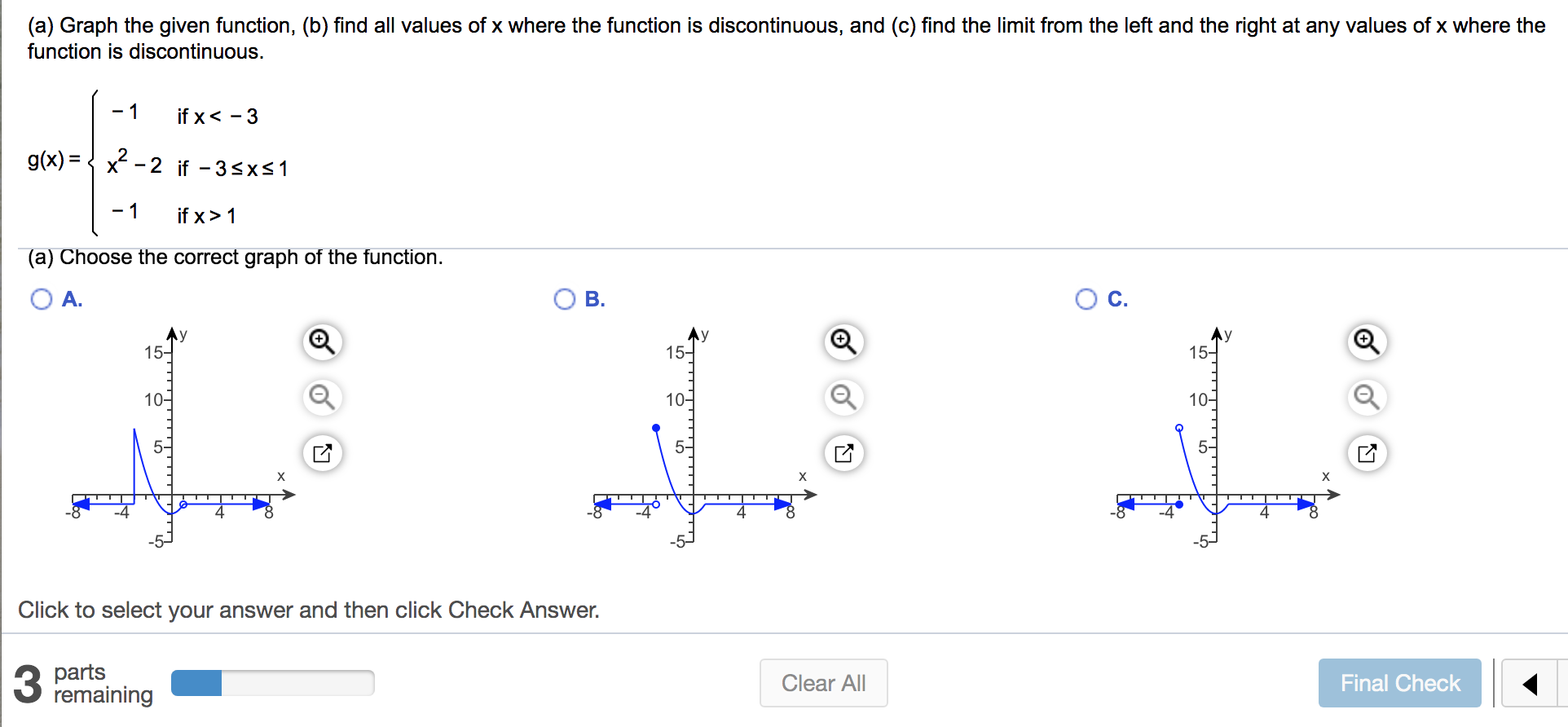 Solved (a) Graph the given function, (b) find all values of | Chegg.com