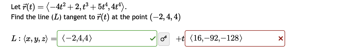 Solved r(t)= −4t2+2,t3+5t4,4t4 | Chegg.com