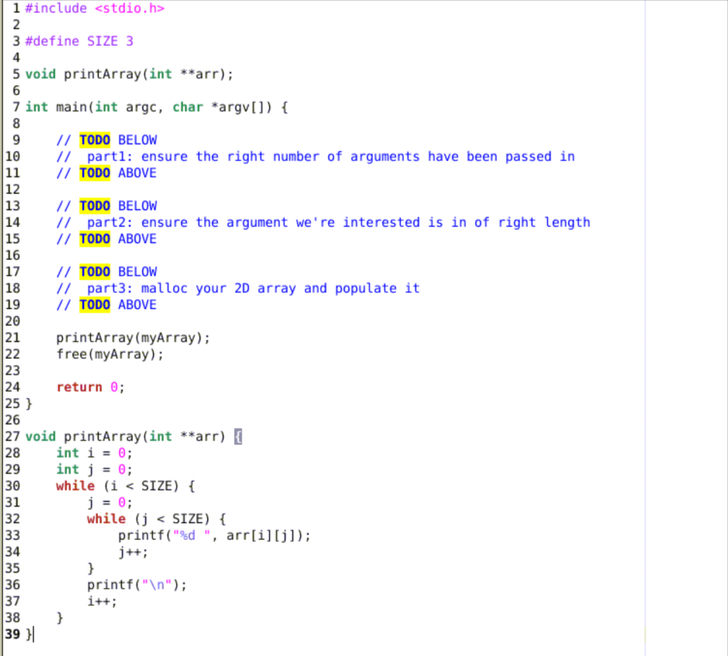 Solved Exercise 3: Building an Array Modify the program | Chegg.com