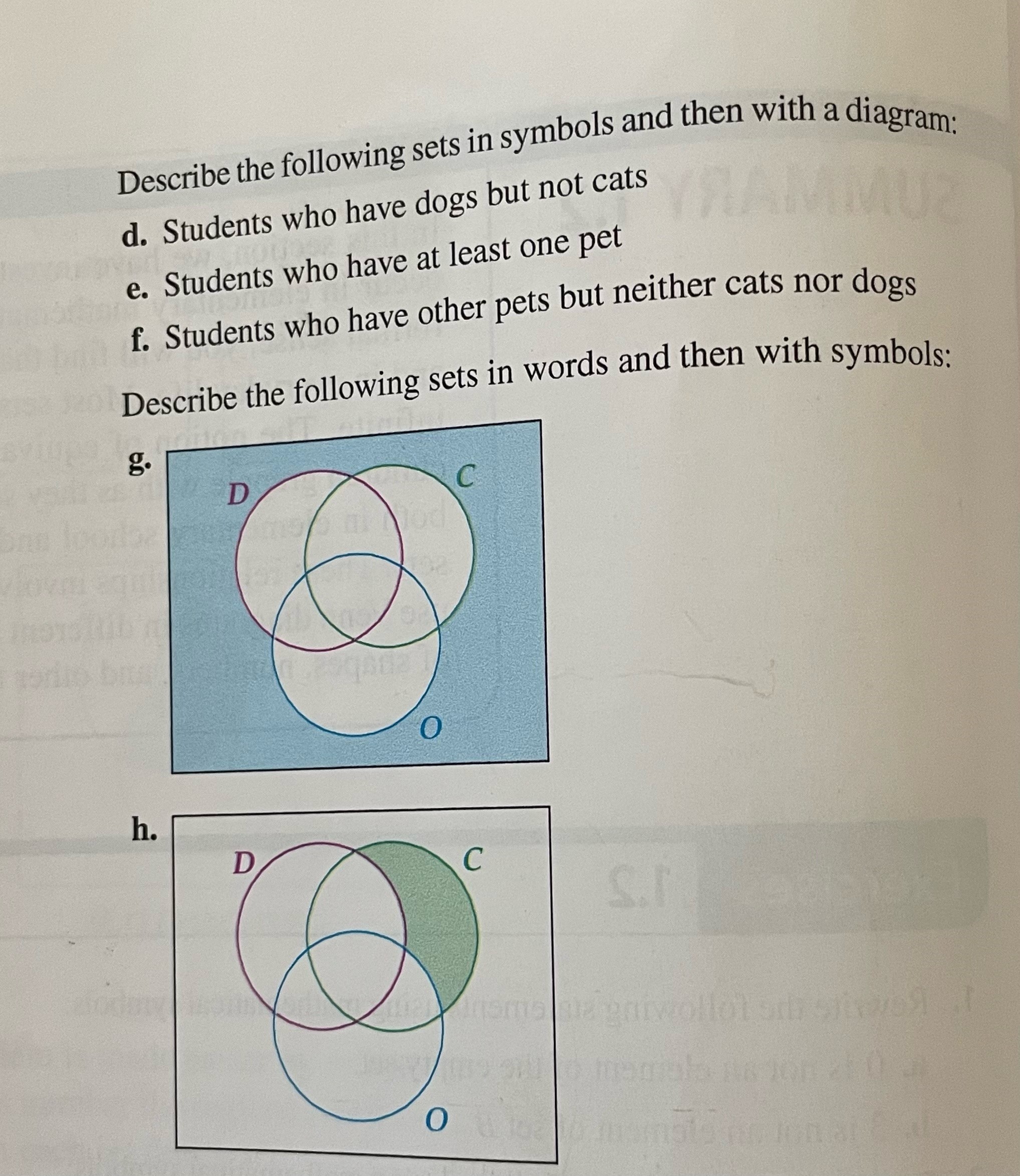 Solved This is a problem from my textbook about Venn | Chegg.com