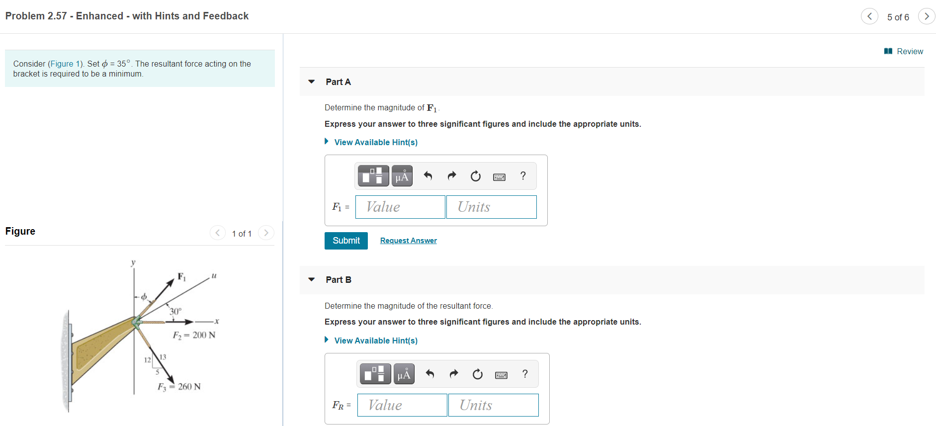 Solved Problem 2.57 - Enhanced - with Hints and Feedback 5 | Chegg.com