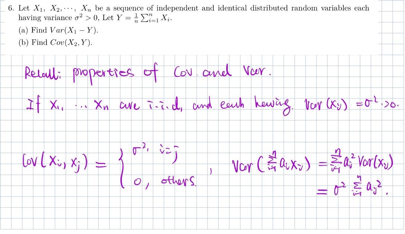 Solved Let X1,X2,⋯,Xn be a sequence of independent and | Chegg.com