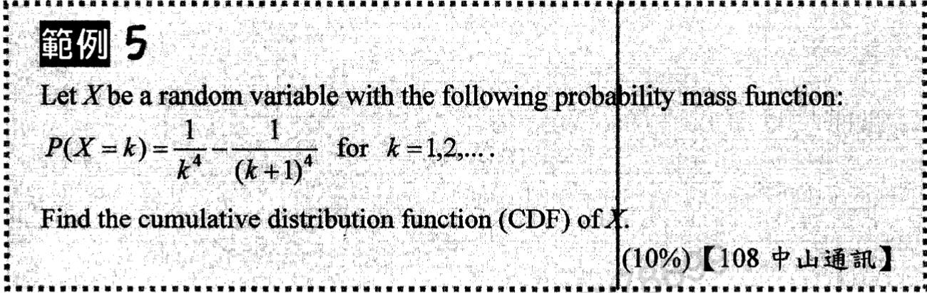Solved Let X be a random variable with the following | Chegg.com