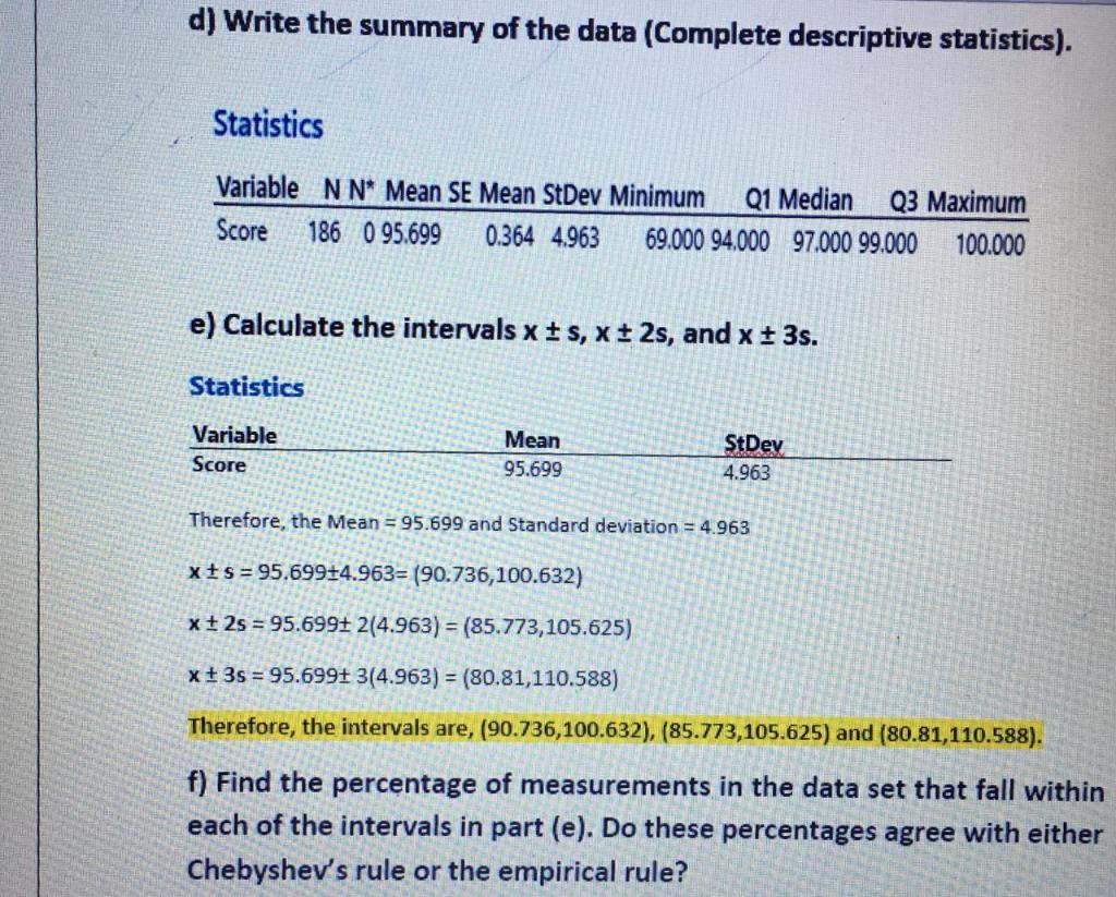 Solved Need help and clarification for: Question F: Find the | Chegg.com