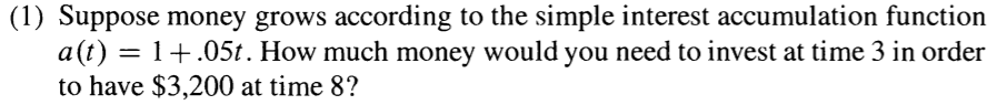 Solved (1) Suppose money grows according to the simple | Chegg.com